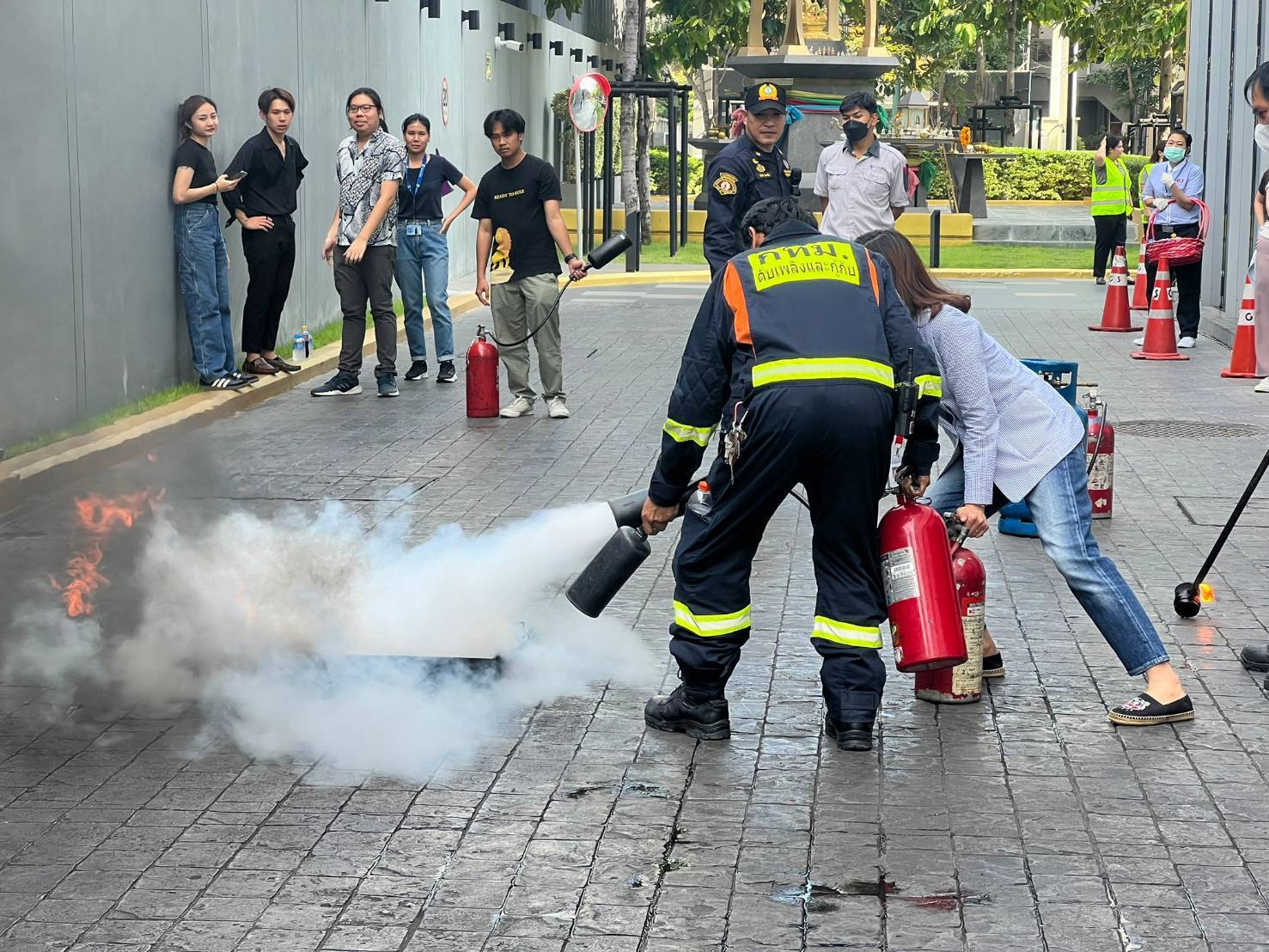Basic Fire Fighting and Evacuation Fire Drill Training on November 24,2023 - Spring Tower ...